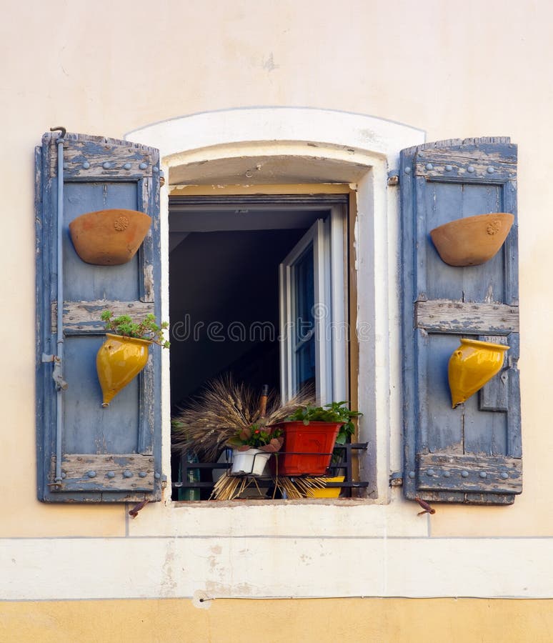 Provence window stock image. Image of windows, provence - 17531325