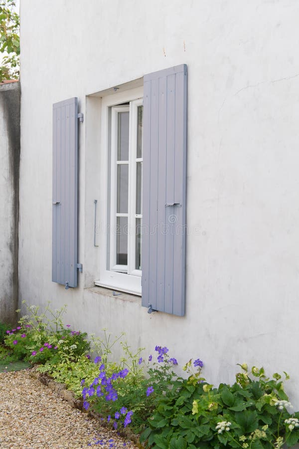 French window in house stock image. Image of shutters - 128816295