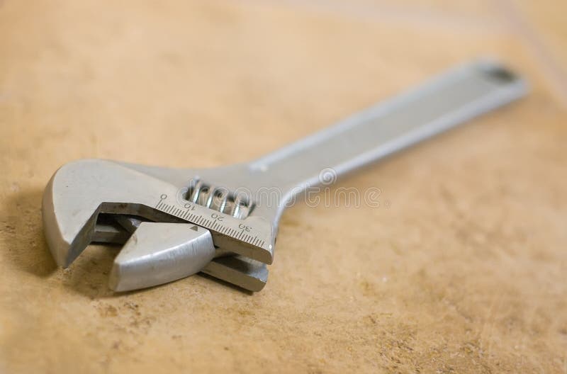 French wrench stock image. Image of close, tool, maintenance - 3623395