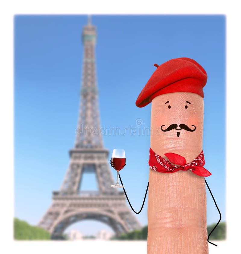 Frenchman in red beret stock image. Image of historic - 36572811