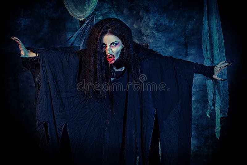 Flying vampire stock image. Image of ghost, doomsday - 27290289