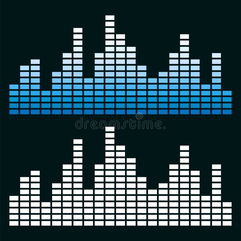 Frequency Audio Waveform, Music Wave HUD Interface Elements, Voice ...