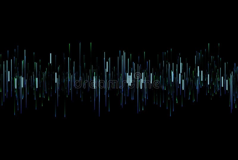 Frequency Bars Texture Musical Audio Gradient Rays Style Line Art ...