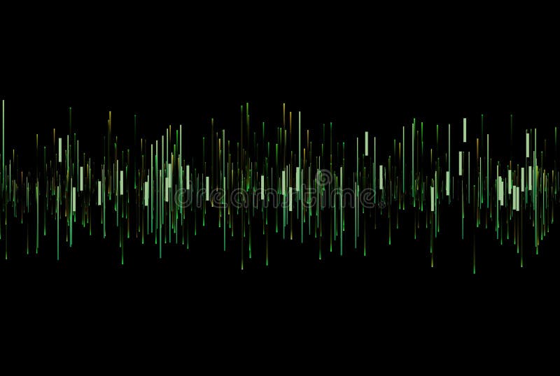 Frequency Bars Texture Musical Audio Gradient Rays Style Line Art ...