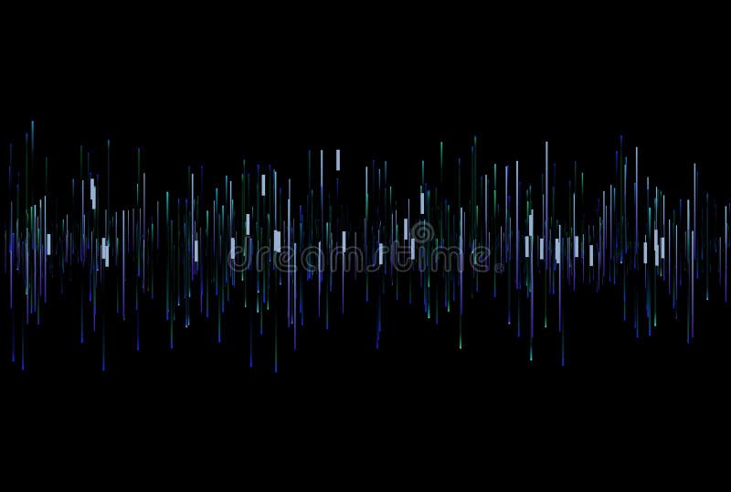 Frequency Bars Texture Musical Audio Gradient Rays Style Line Art ...