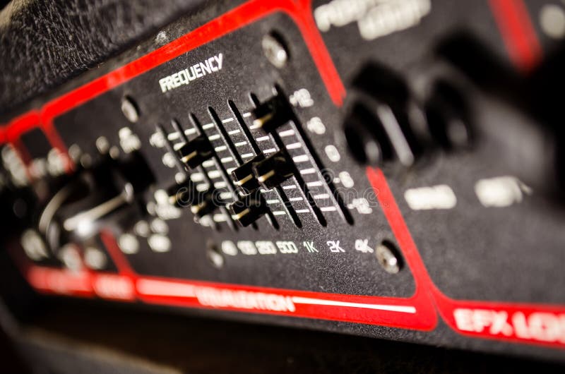 Frequency fader stock photo. Image of level, audio, electronic - 25497548