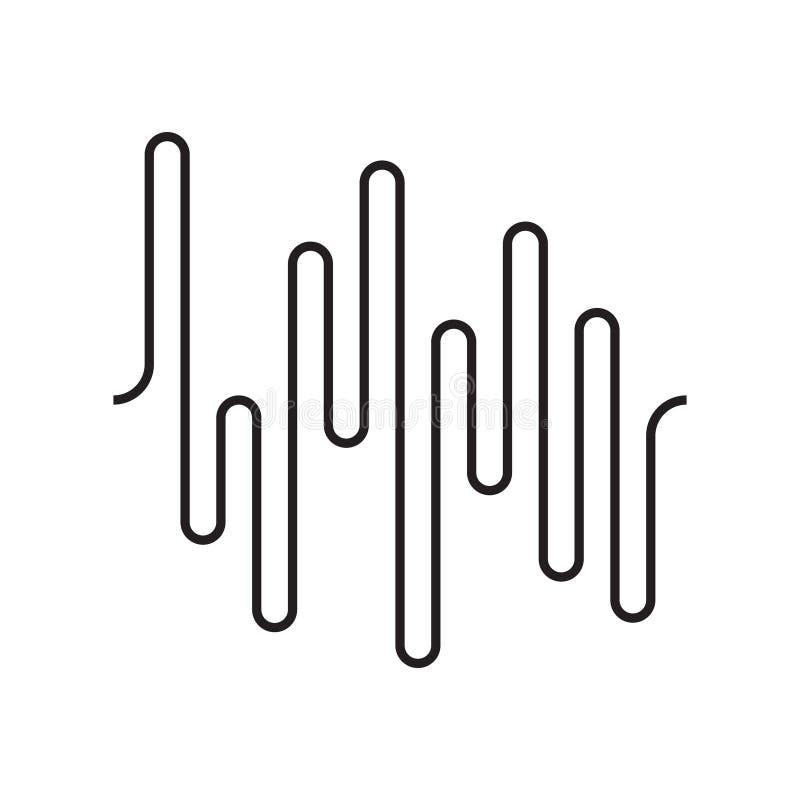 Frequency icon vector stock vector. Illustration of sign - 304907496