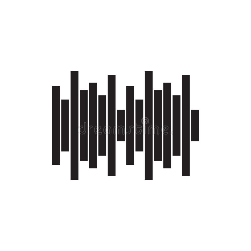 Frequency icon vector stock vector. Illustration of microphone - 304907570