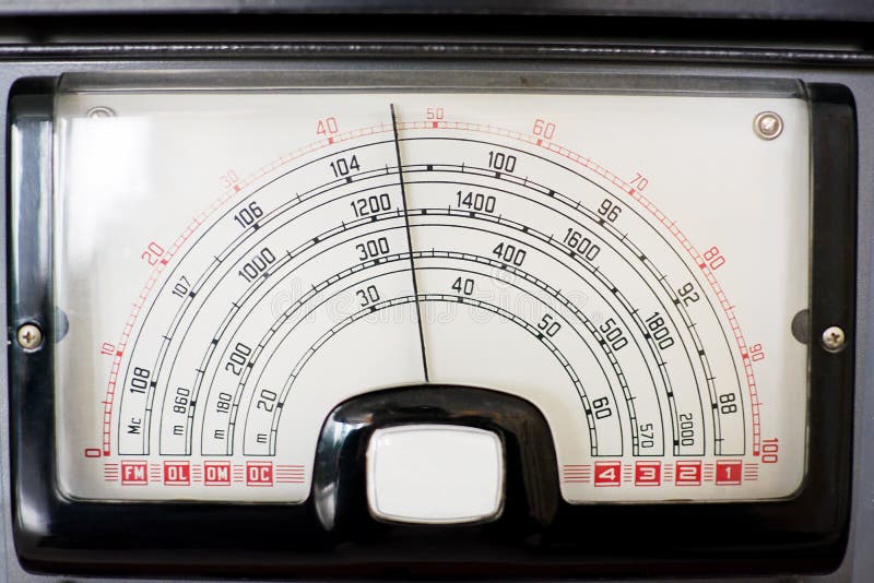 Frequency Indicator of Radio Stock Photo - Image of radio, audio: 69954278