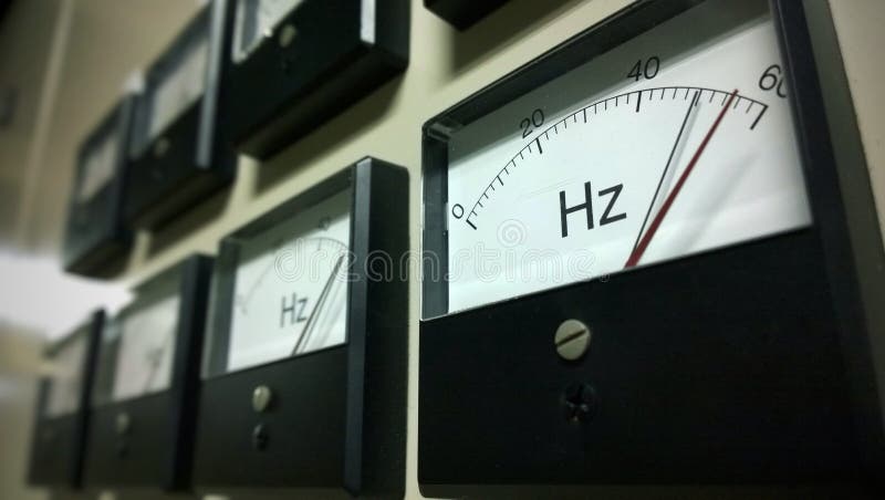 Frequency scale meter stock image. Image of measure, scale - 92085451