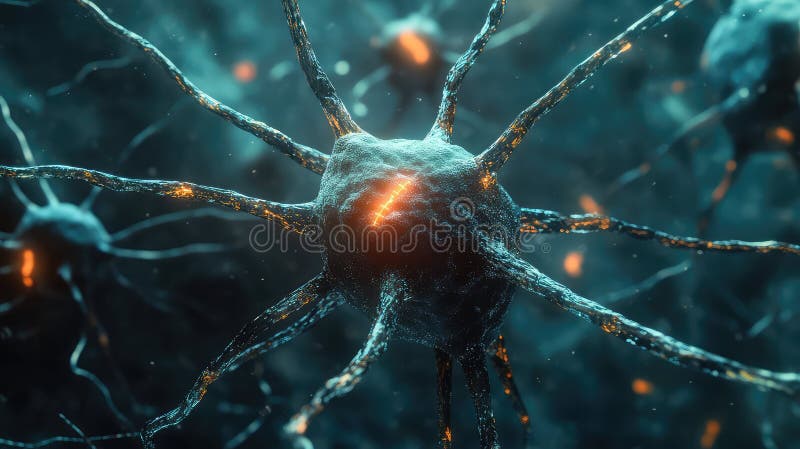 Frequency Scanning Radar Neuron Stock Illustration - Illustration of ...