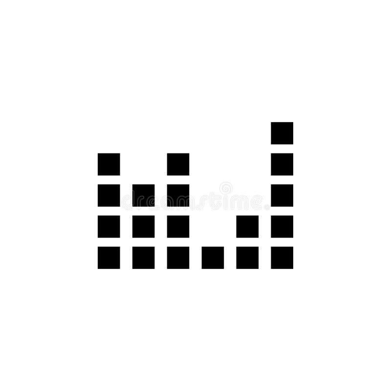 Frequency Sound Wave, Music Equalizer Flat Vector Icon Stock Vector ...