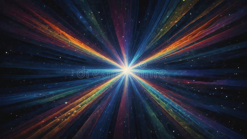 Frequency Spectrum of Multi-colored Light Rays Zoomed Out from the ...