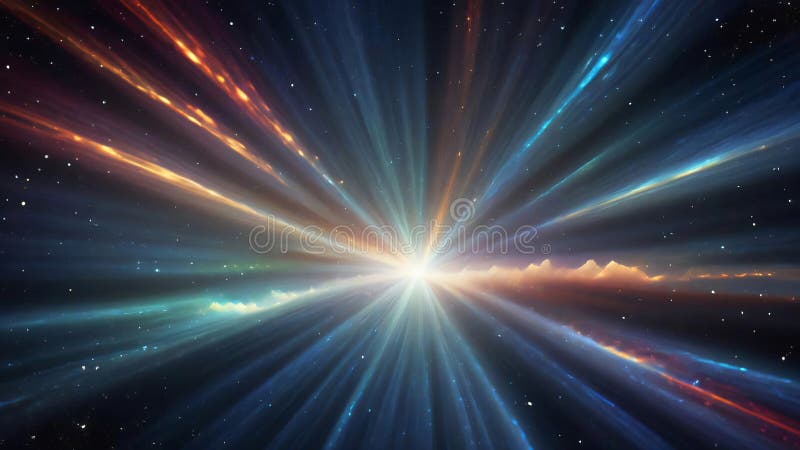 Frequency Spectrum of Multi-colored Light Rays Zoomed Out from the ...