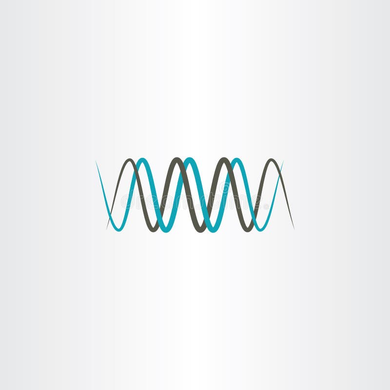 Frequency Wavelength Logo Vector Symbol Stock Vector - Illustration of ...