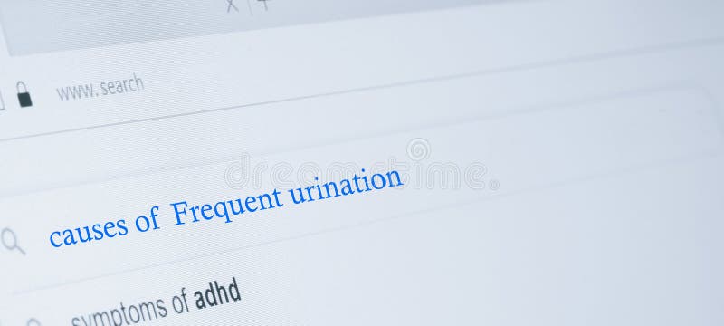 Frequent urination stock photo. Image of website, fear - 277690742