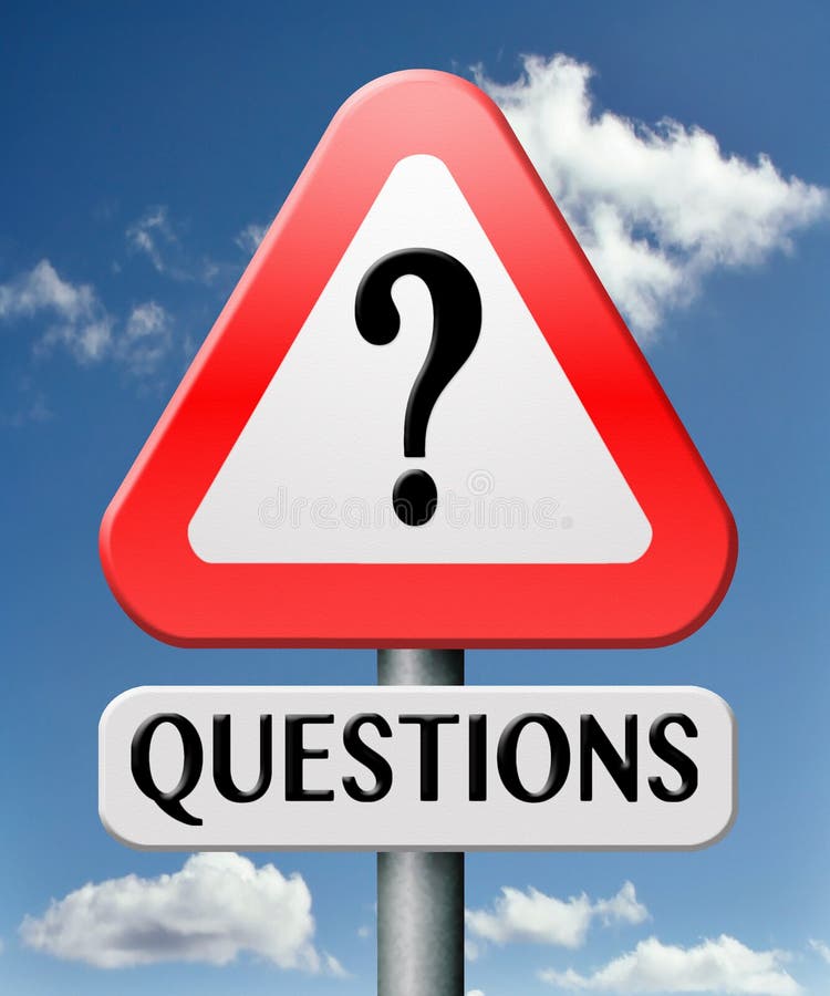Frequently Asked Question Road Sign Stock Image - Image of text, answer ...
