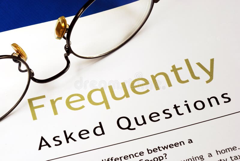 Frequently Asked Questions (FAQ) Stock Image - Image of solutions ...