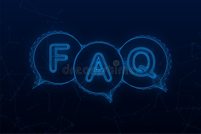 Frequently Asked Questions FAQ Banner. Vector Stock Illustration Stock ...