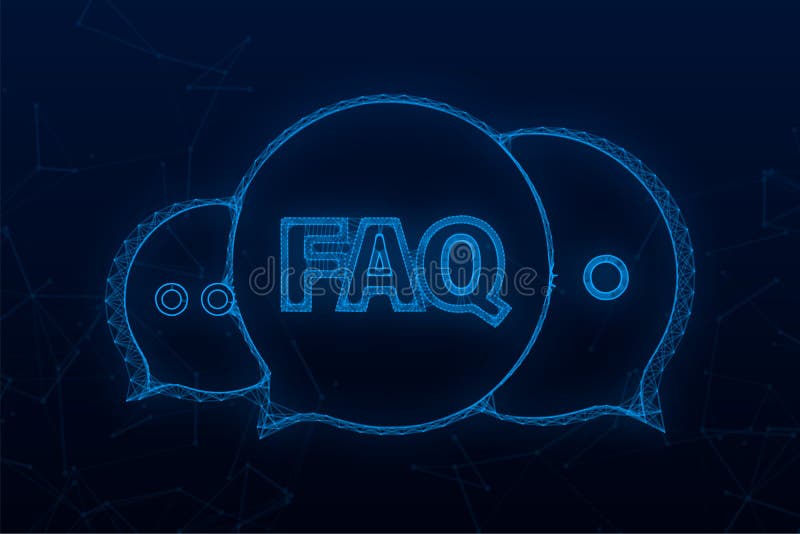 Frequently Asked Questions FAQ Banner. Vector Stock Illustration Stock ...