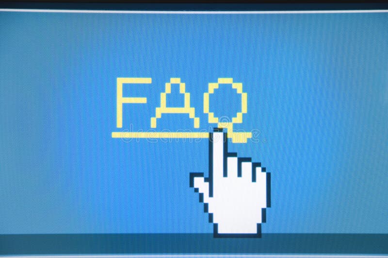 Frequently Asked Questions Link Stock Image - Image of link, screen ...