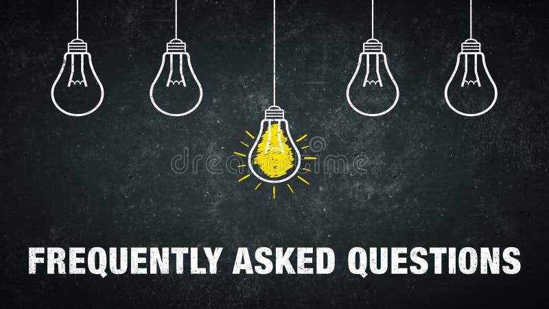 FAQ. Frequently Asked Questions. Conceptual Illustration Stock Photo ...