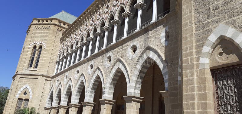 Frere Hall Karachi - British Era Legacy Stock Image - Image of ...