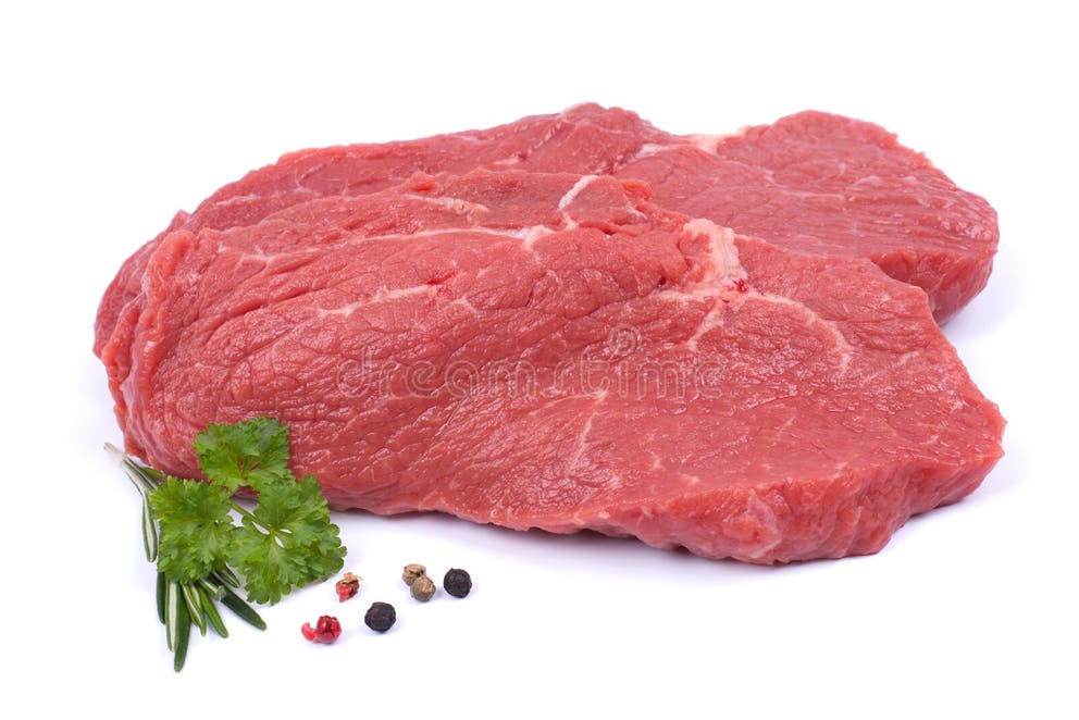 Fres beef steaks stock image. Image of rumpsteak, roasted - 29680361