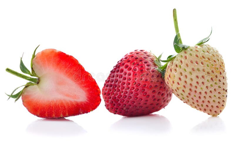 Fresa Aislada En Fondo Blanco Imagen de archivo - Imagen de dieta ...