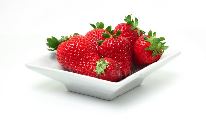 3 fresas perfectas imagen de archivo. Imagen de postre - 24410905