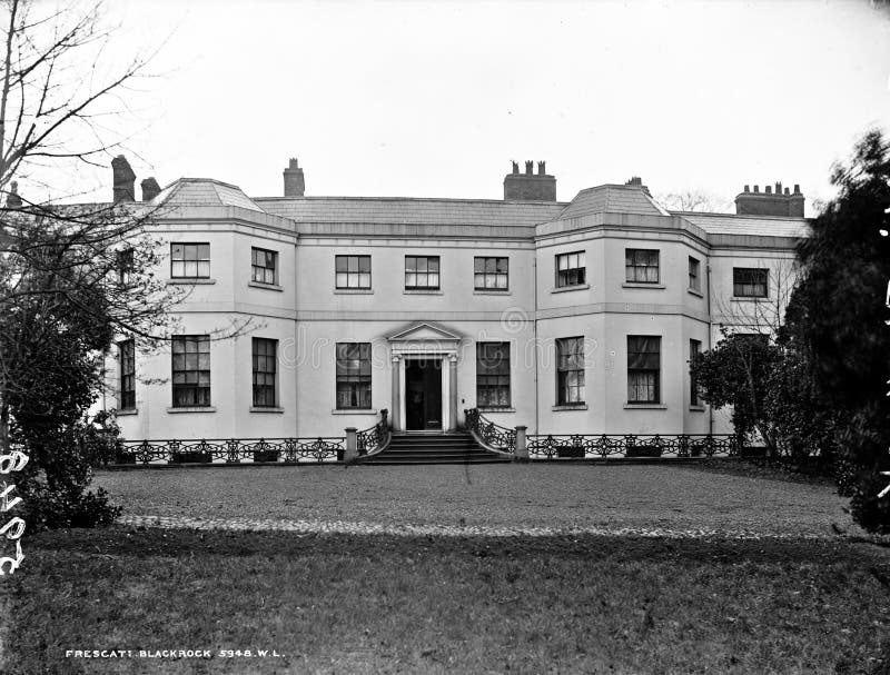 Frescati House, Blackrock stock image. Image of building - 222308711