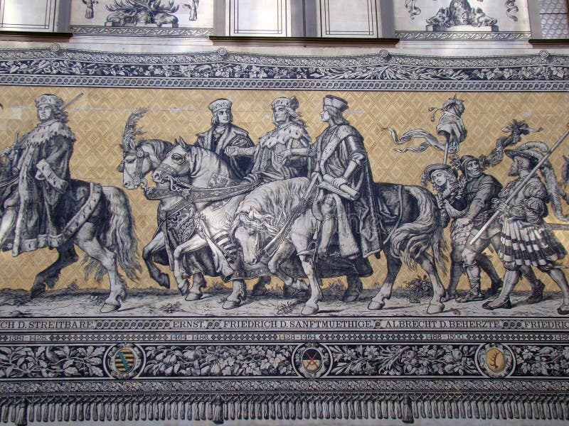 Fresco with Medieval Monarchs Stock Image - Image of prince, wall: 25435901