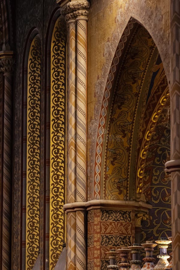 Frescoes stock image. Image of design, large, blue, door - 41070647