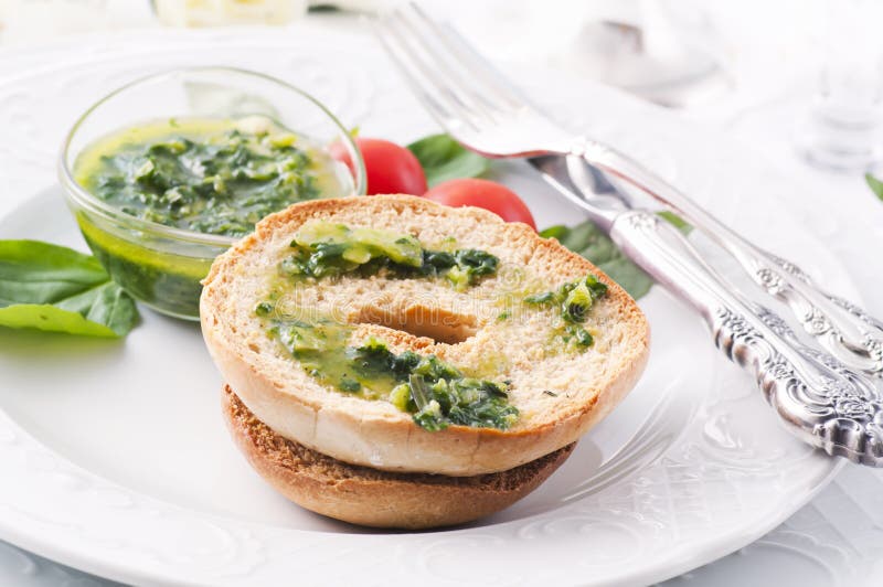 Freselle stock photo. Image of herbs, crispy, pastry - 21032446