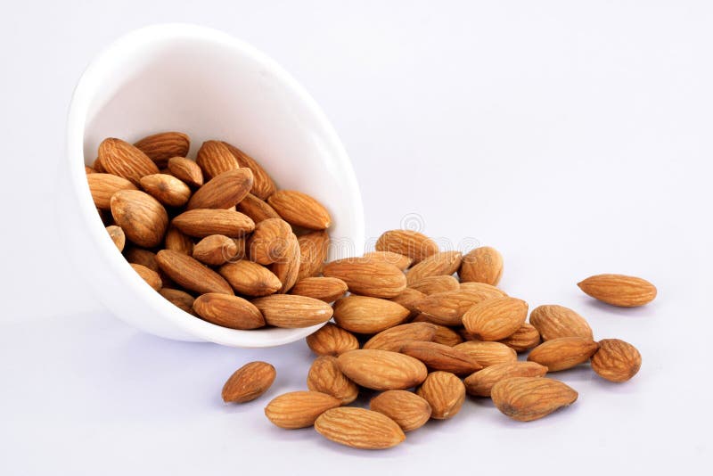 Fresh Almonds stock image. Image of large, hazelnut, small - 9015423