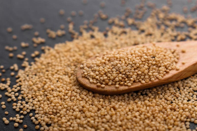 Fresh Amaranth Grains on a Rustic Background Stock Photo - Image of ...