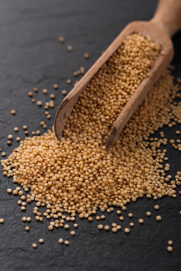 Fresh Amaranth Grains on a Rustic Background Stock Photo - Image of ...