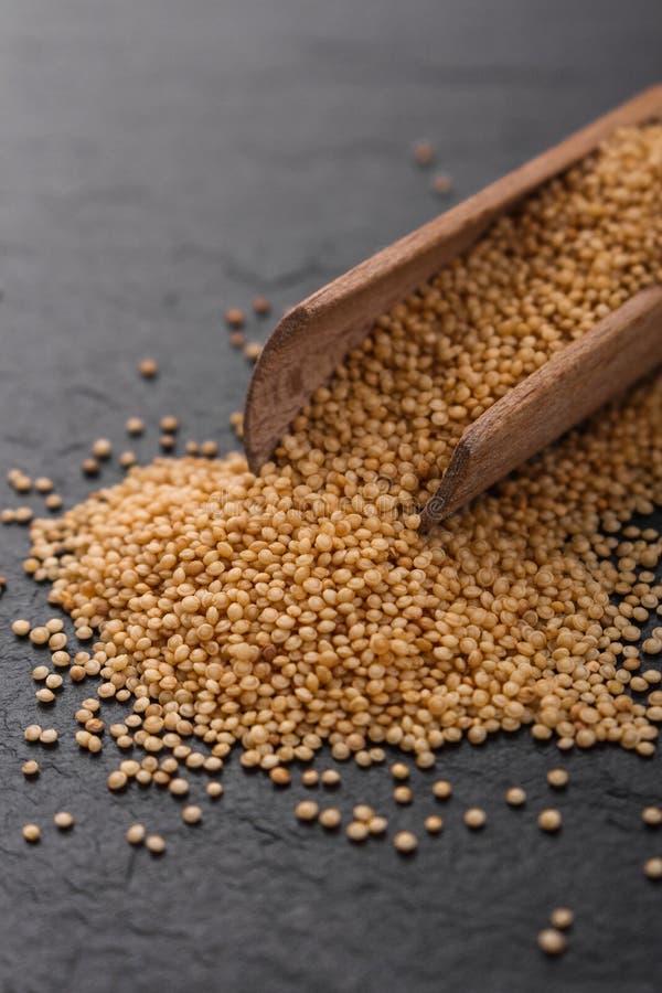 Fresh Amaranth Grains on a Rustic Background Stock Image - Image of ...