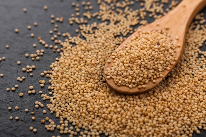 Fresh Amaranth Grains on a Rustic Background Stock Photo - Image of ...