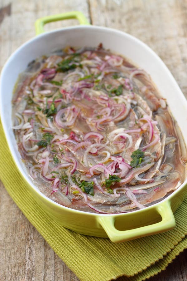 Fresh anchovies stock image. Image of comb, marinated - 20924215