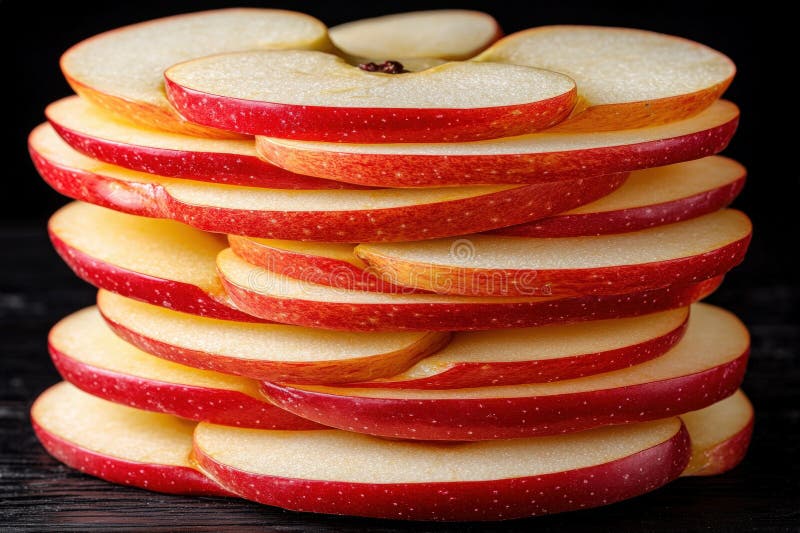 Apple Textures Inside Six Triangle Shapes Stock Photo - Image of ...