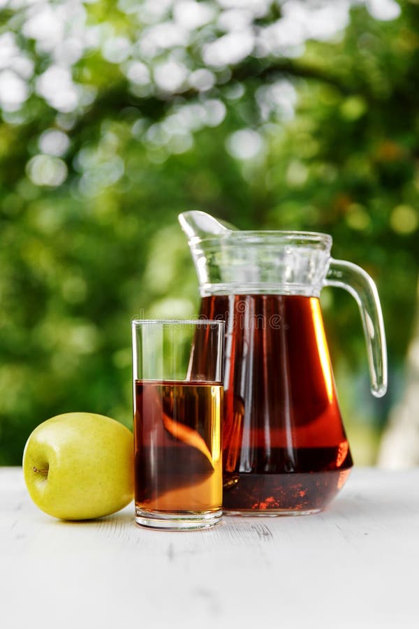 Fresh apple juice stock photo. Image of trees, healthy - 56588908