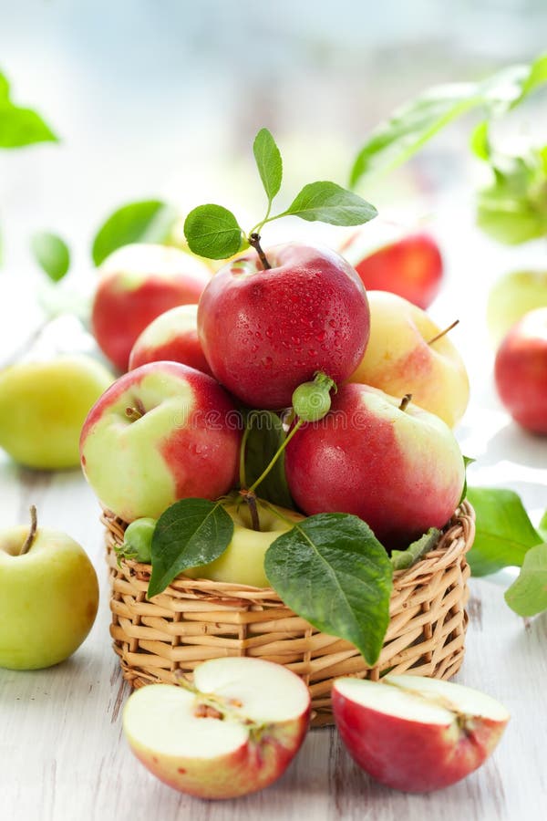 Fresh apples stock image. Image of assortment, food, table - 25107035