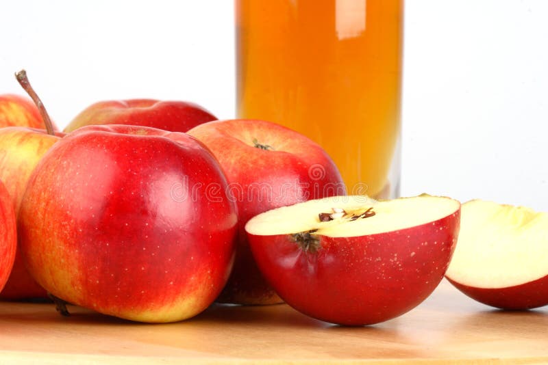 Fresh Apples and Apple Juice Stock Photo - Image of snack, juice: 3552242