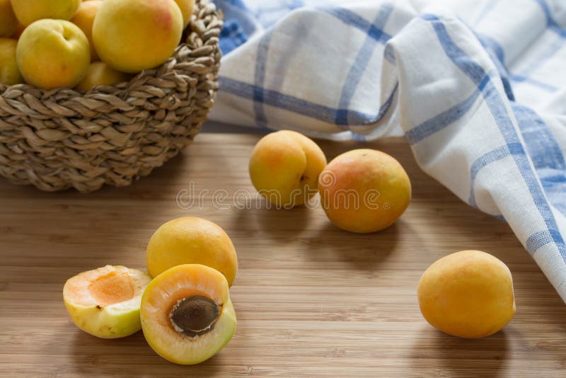 Fresh apricots stock photo. Image of tasty, nutrition - 25648358