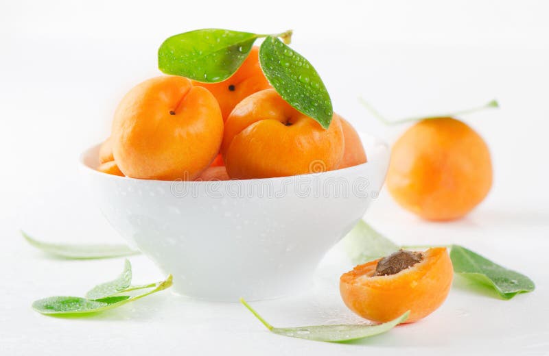 Fresh apricots stock photo. Image of natural, dieting - 25777634