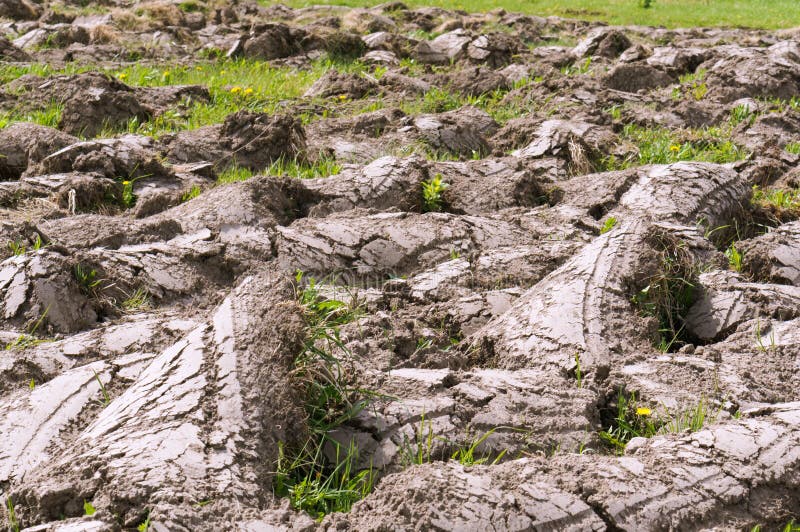 Fresh Arable Land, Furrow Field, Ploughed Land Stock Photo - Image of ...