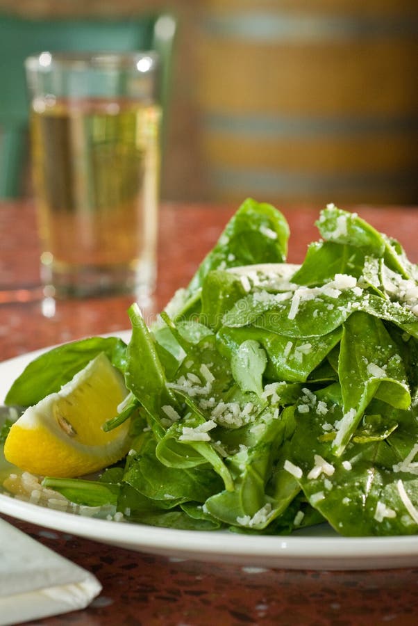 Fresh arugula salad stock image. Image of white, lemon - 14483795