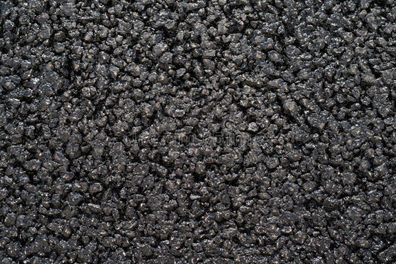 Fresh Asphalt Granulated Black Stock Photo - Image of structure ...