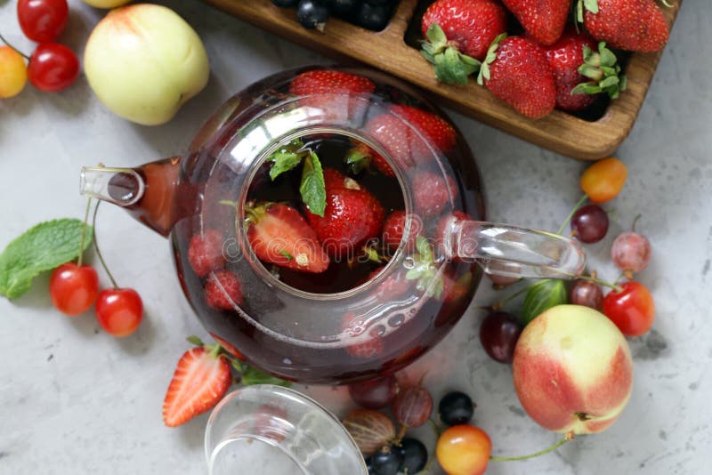 Fresh Assortment of Berries Stock Image - Image of strawberry ...